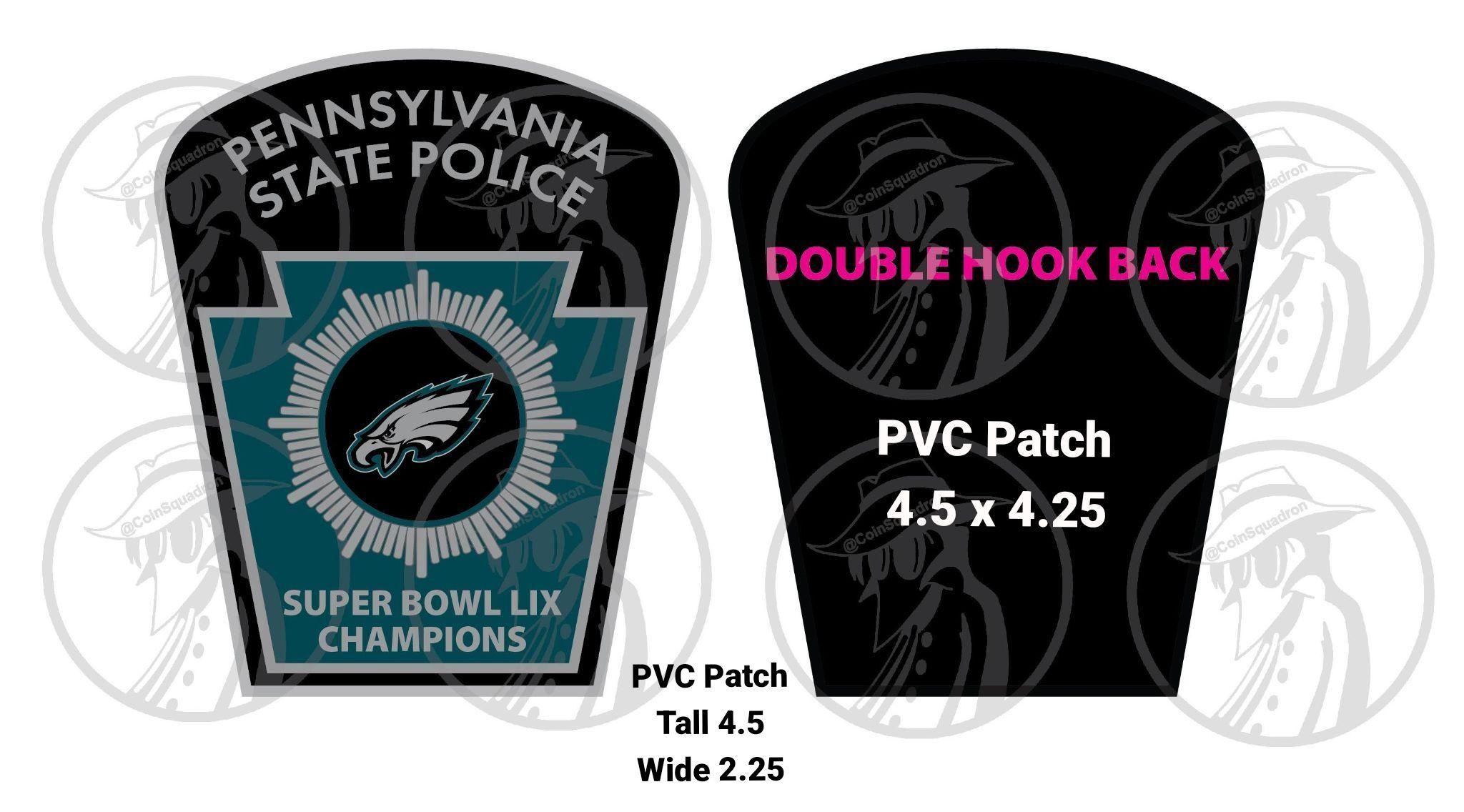 PRE-SALE Pls read below SHIP 4/10 - PSP SB59 PVC Patch – CoinSquadron