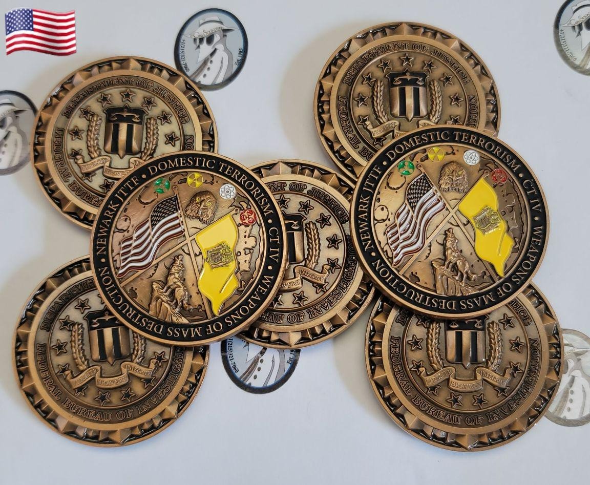 BUREAU TERRORISM - AUTHENTIC Circa 2018 – CoinSquadron