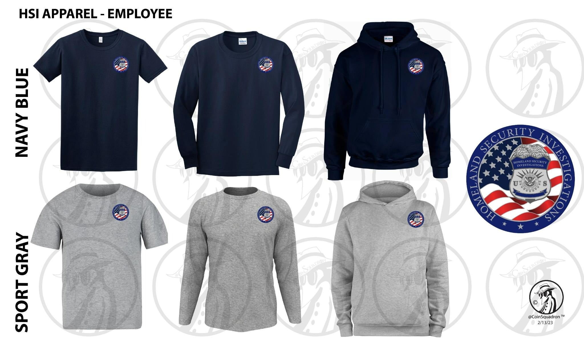 HSI Apparel - HOODIE • LONG & SHORT SLV TEE - PLS READ BELOW – CoinSquadron