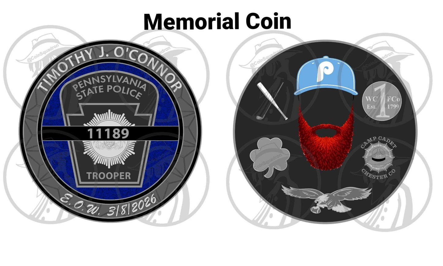 Timothy J. O'Connor Memorial Challenge Coin – CoinSquadron