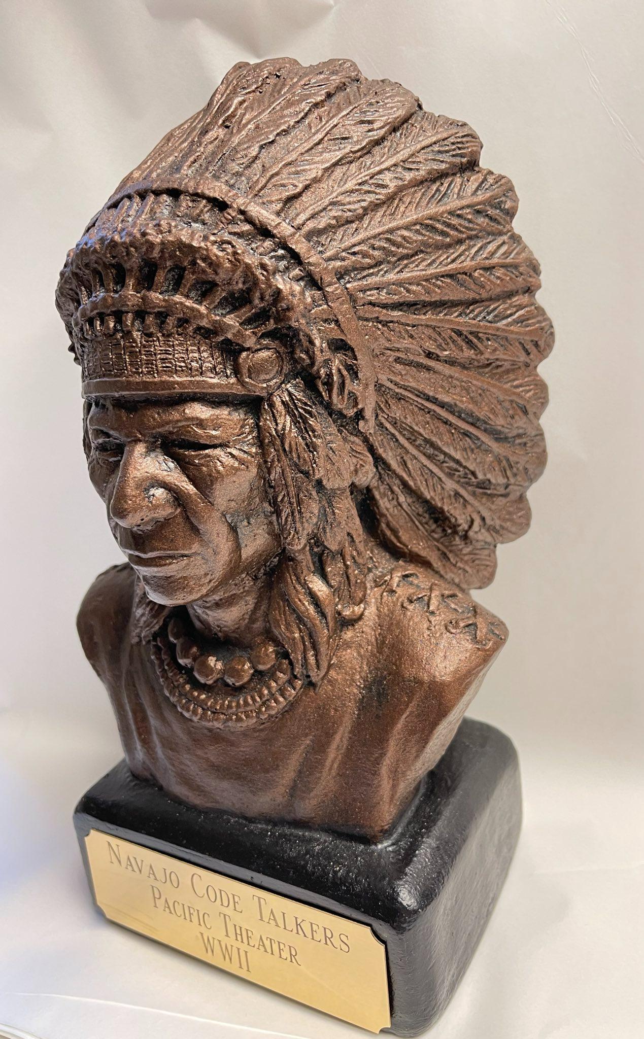 Native American Chief Bust Statue – CoinSquadron